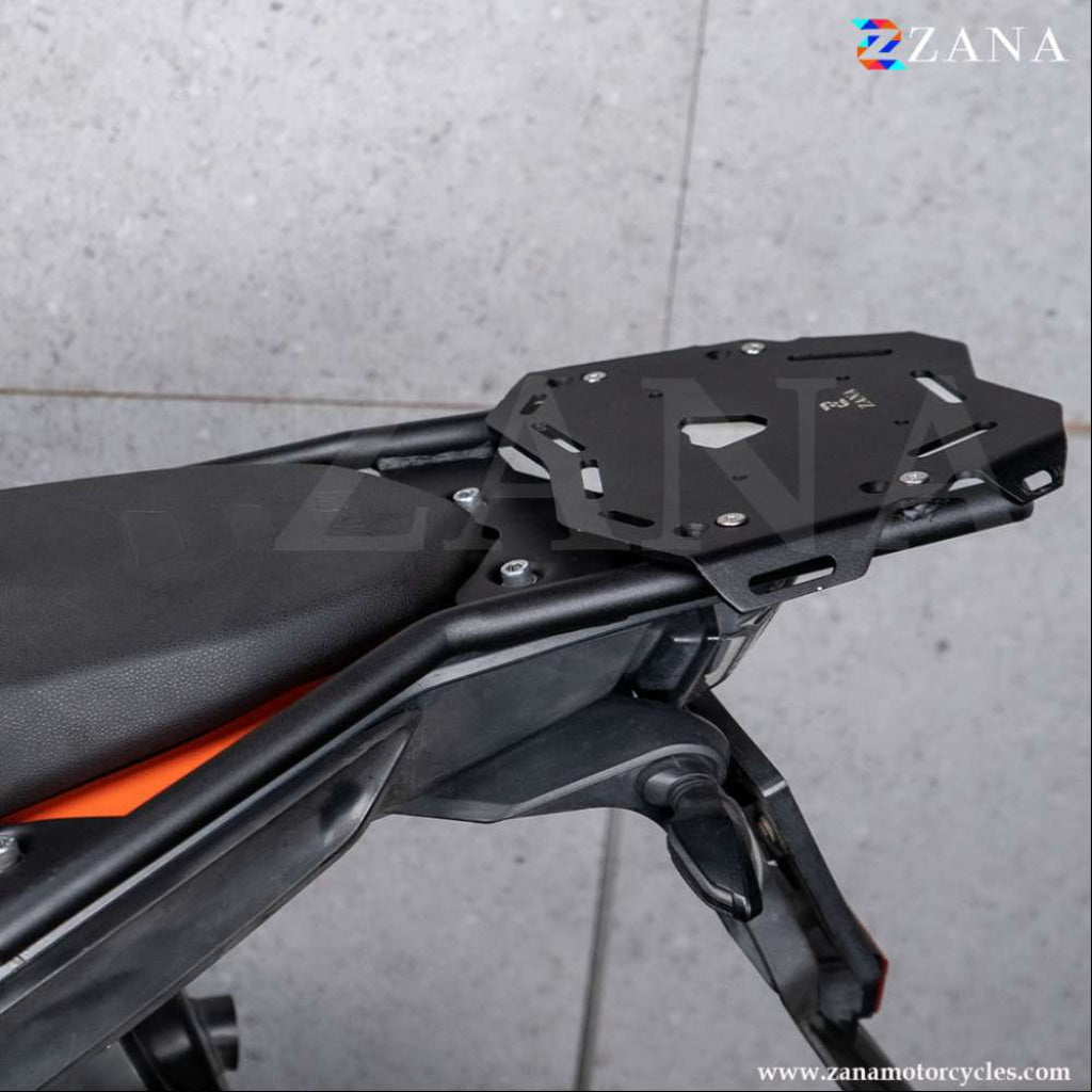 Top Rack With Plate Type-2 Texture Matt Black KTM ADV 250 / 390 / 390 ...