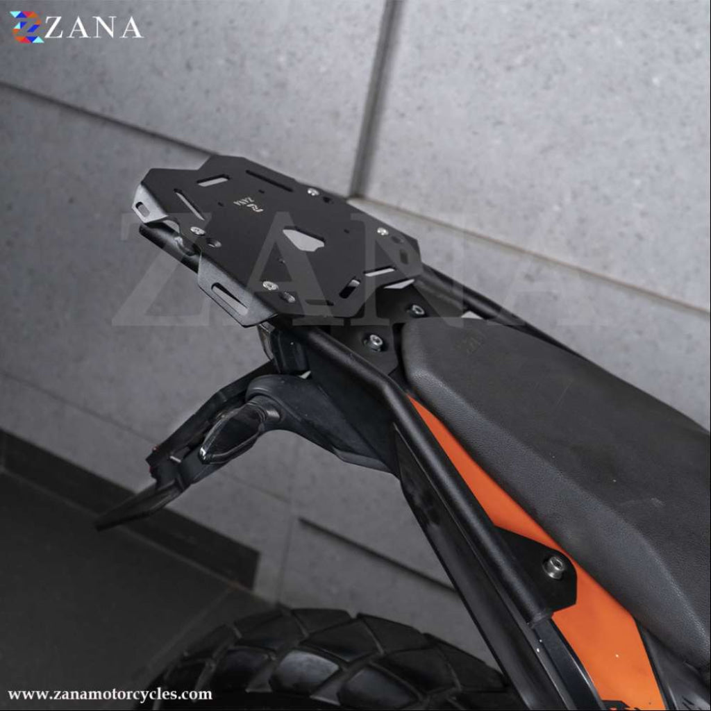 Top Rack With Plate Type-2 Texture Matt Black KTM ADV 250 / 390 / 390 ...